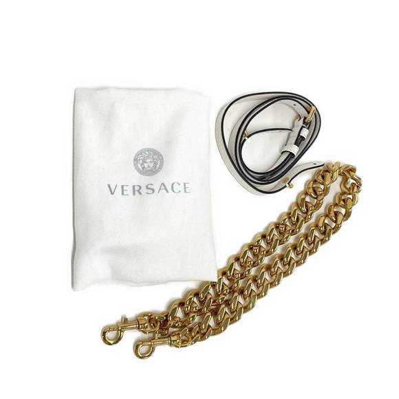 Versace | Bags | Versace La Medusa Small Handbag Top Handle Leather ...
